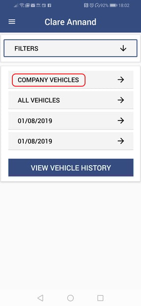 Walkaround Checks: How do I view a vehicle's history in the Transpoco ...