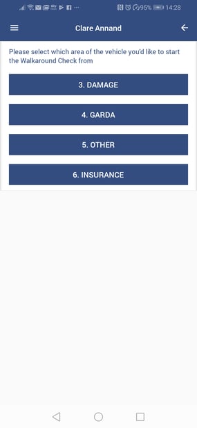 Walkaround Checks: How do I create an accident report using the ...