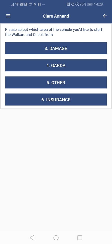 Walkaround Checks: How do I create an accident report using the ...