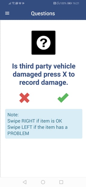 Walkaround Checks: How do I create an accident report using the ...