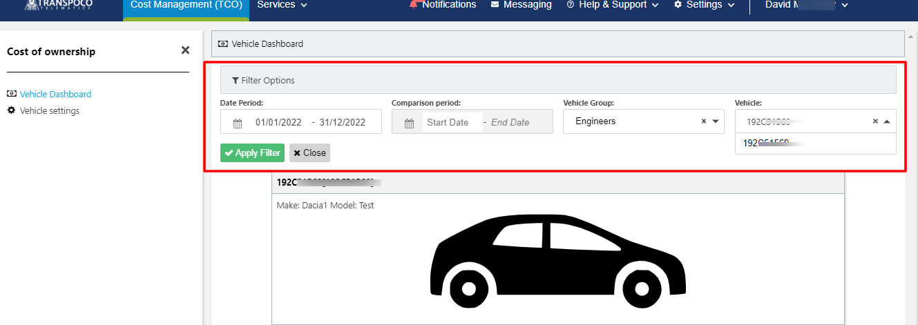 Cost Management (TCO) Report