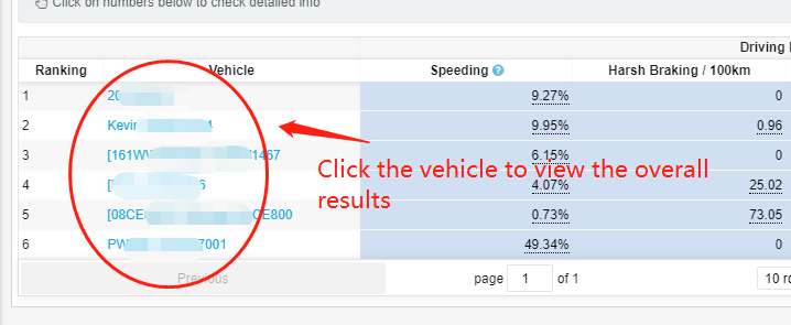 Driving Summary Report