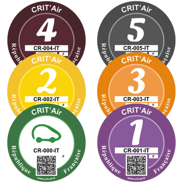 Delayed delivery of Crit'Air emissions stickers fret drivers to France